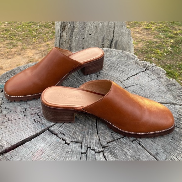 Madewell | Shoes | Madewell Mindy Lugsole Mule In Leather | Poshmark